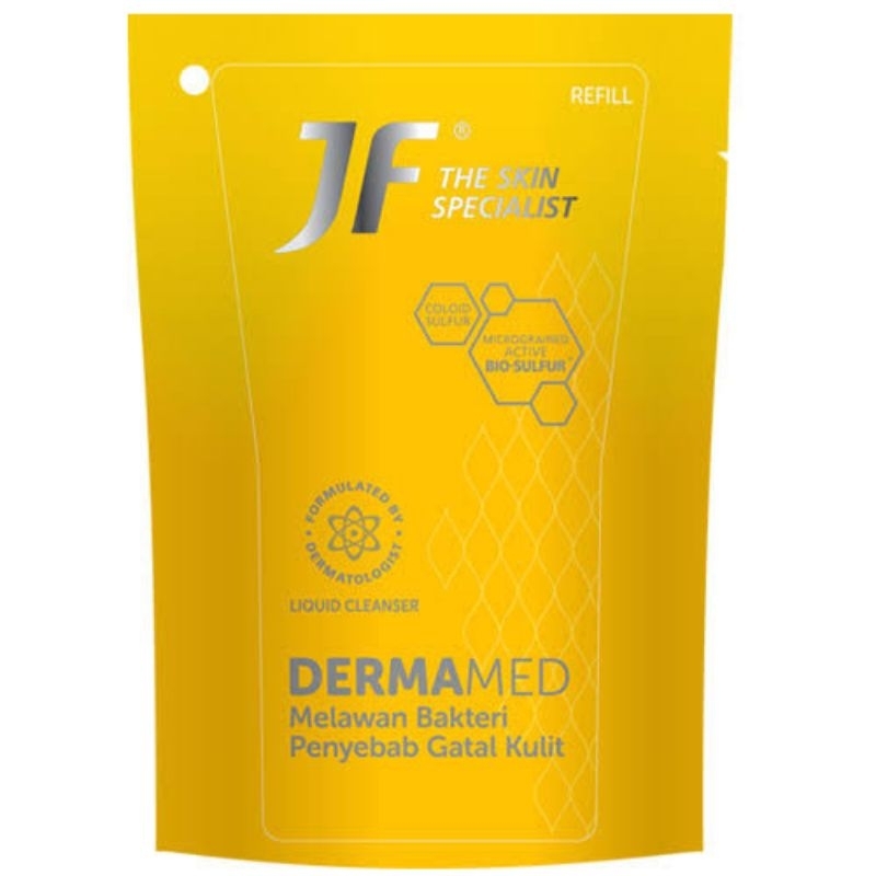 Jual JF Sulfur Body Wash / Sabun Mandi Cair 200ml Dermamed | Shopee ...