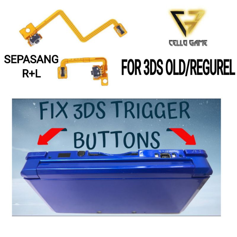 Jual TOMBOL L R Shoulder Button Flex Repair Parts for 3DS Left RIGHT ...