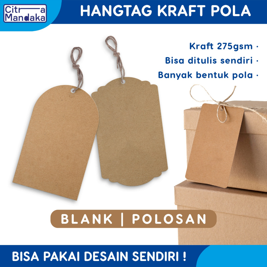 Jual Hang Tag Kraft Paper Polos Custom Pola | Price Tag | Label Harga ... Jual Hang Tag Kraft Paper Polos Custom Pola | Price Tag | Label Harga ...