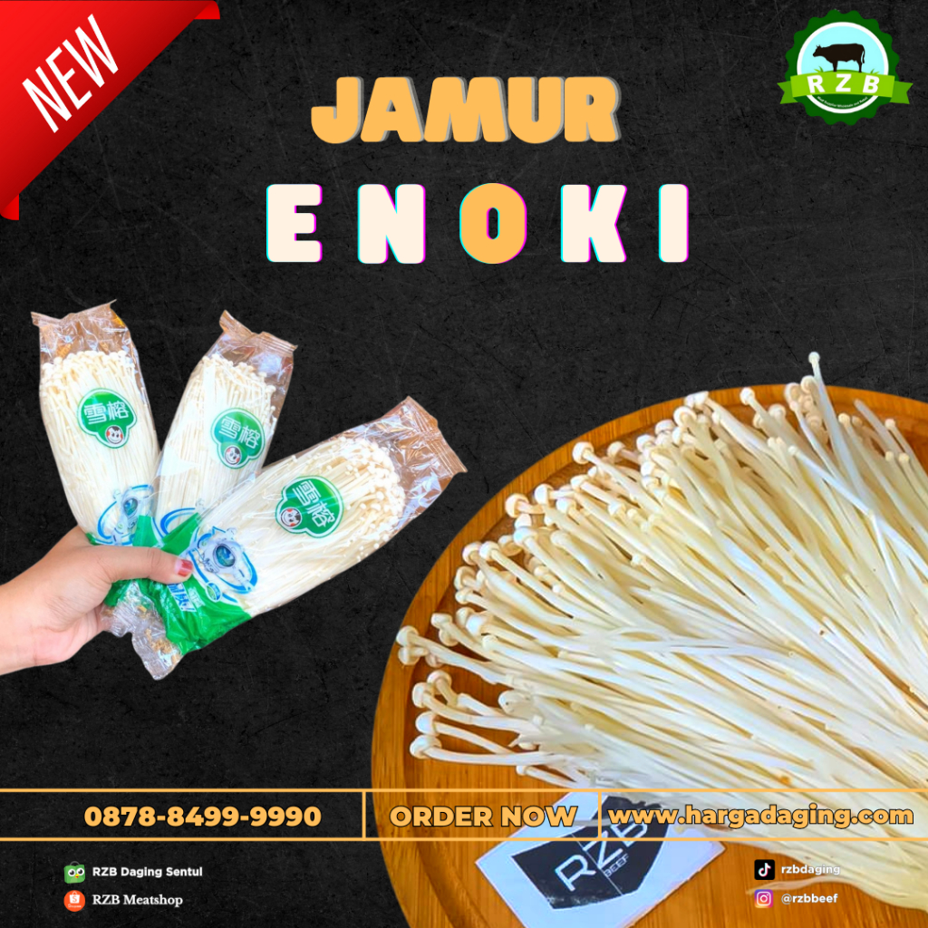 Jual Jamur Enoki Kemasan 100gr | Shopee Indonesia