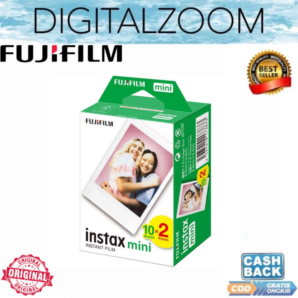 Jual Fujifilm Refill Instax Mini Isi 20 Sheets - Paper Instax Mini ...