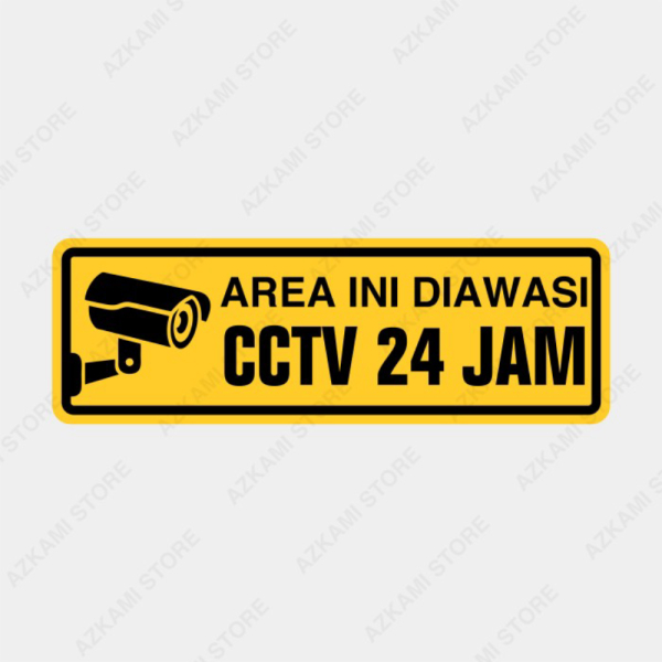 Jual Unik Rambu Sign Papan Pengawasan CCTV 24 Jam Akrilik Limited ...
