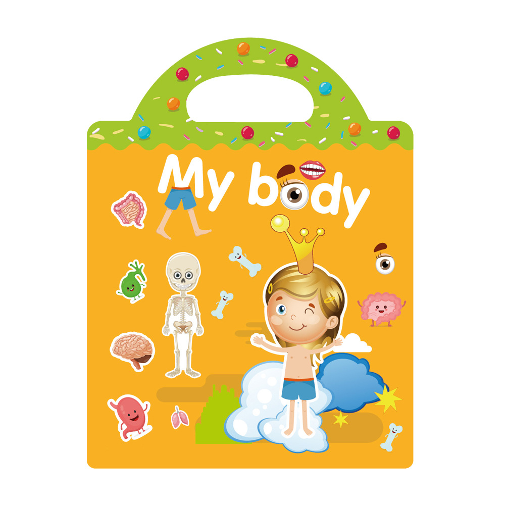 Jual WD Buku Stiker Anak Reusable Sticker DIY Bag Style Book Sticker ...