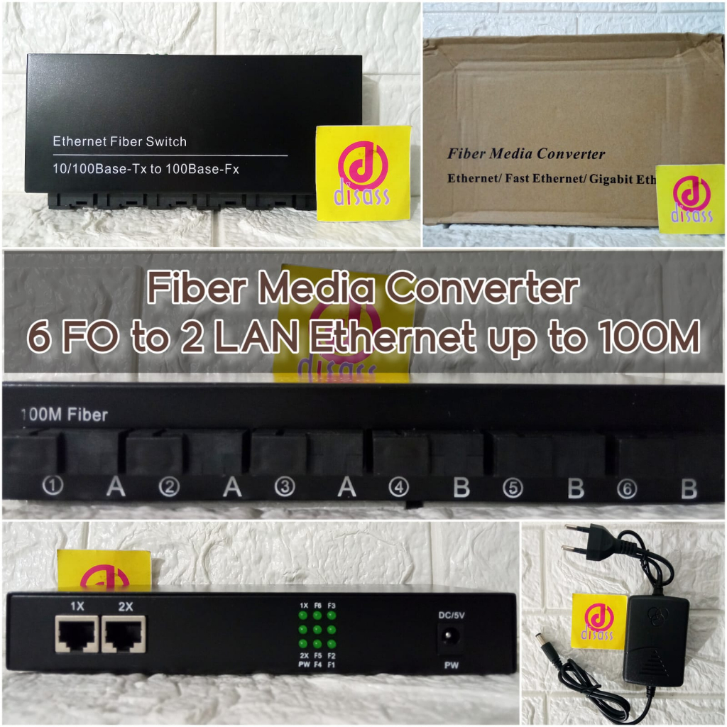 Jual HTB MEDIA CONVERTER 6 FO SC FIBER OPTIC PORT TO 2 LAN ETHERNET - DISASS JOGJA | Shopee ...