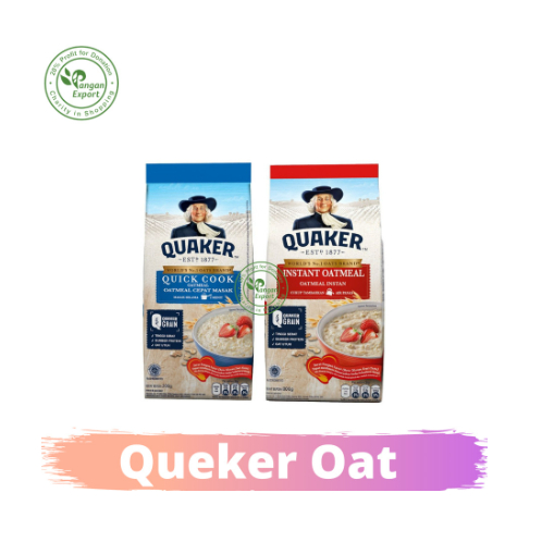 Jual Queker Oat | Oatmeal Instant | Sereal Sehat | Shopee Indonesia