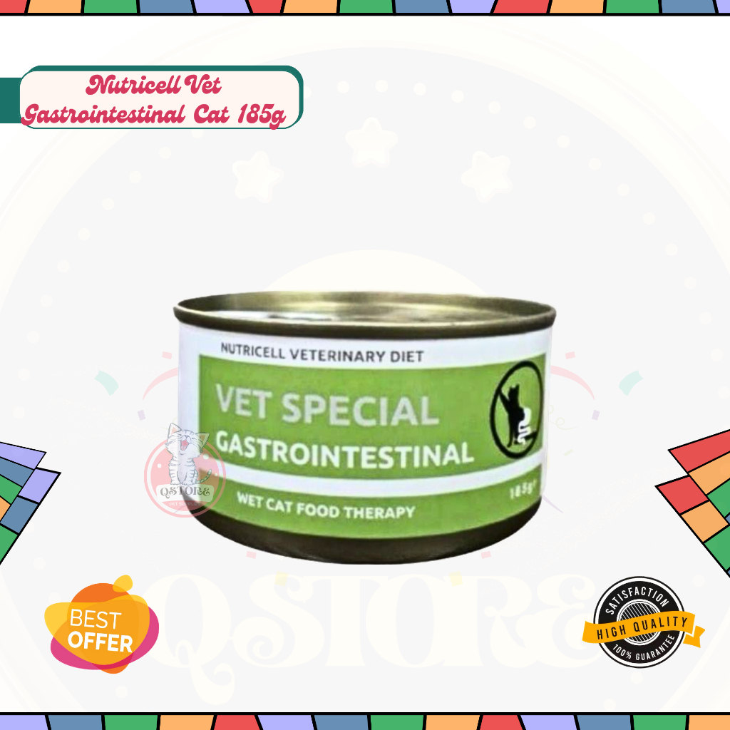 Jual Vet Special Gastrointestinal Cat 185gr Nutricell Vet ...