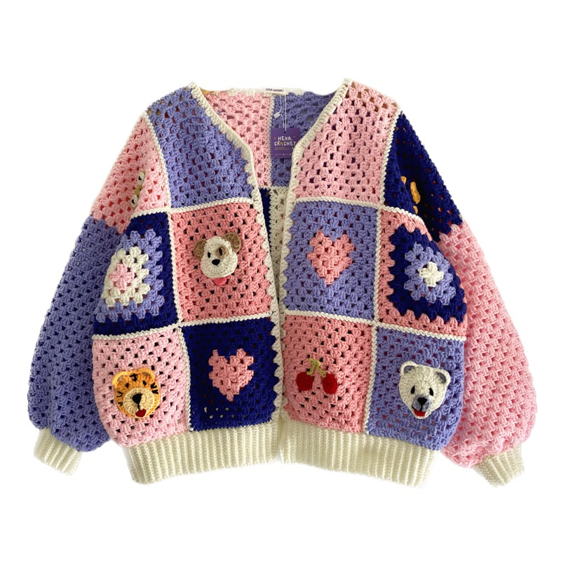 Jual CUSTOM CARDIGAN (IDOL EDITION) | cardigan rajut edisi idol ...