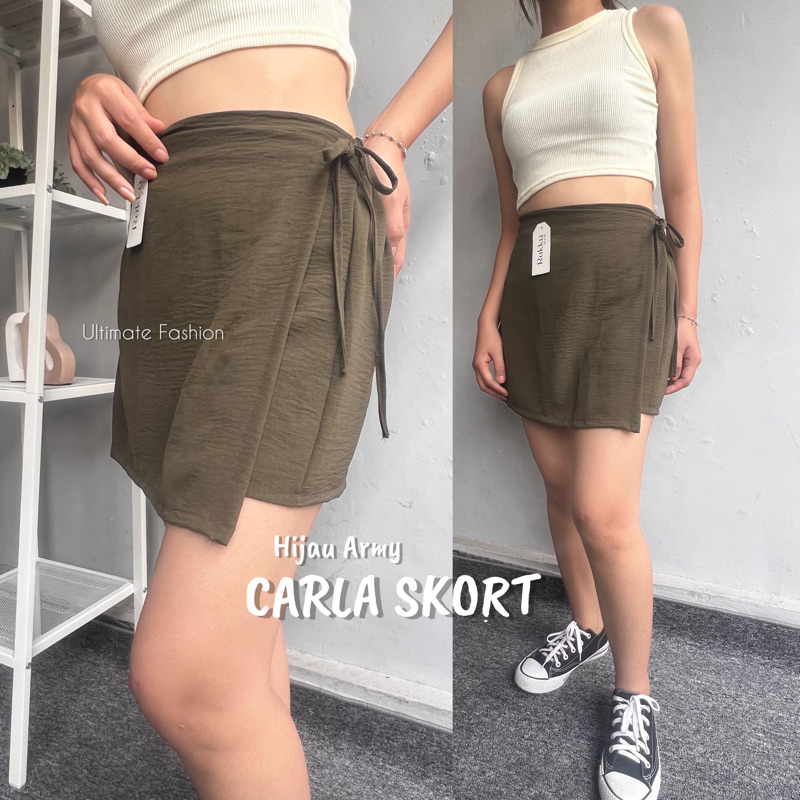 Jual Carla Skort Jumbo Premium – Hotpant Rok Celana Pendek – Hot pant Korea Rakku | Shopee Indonesia