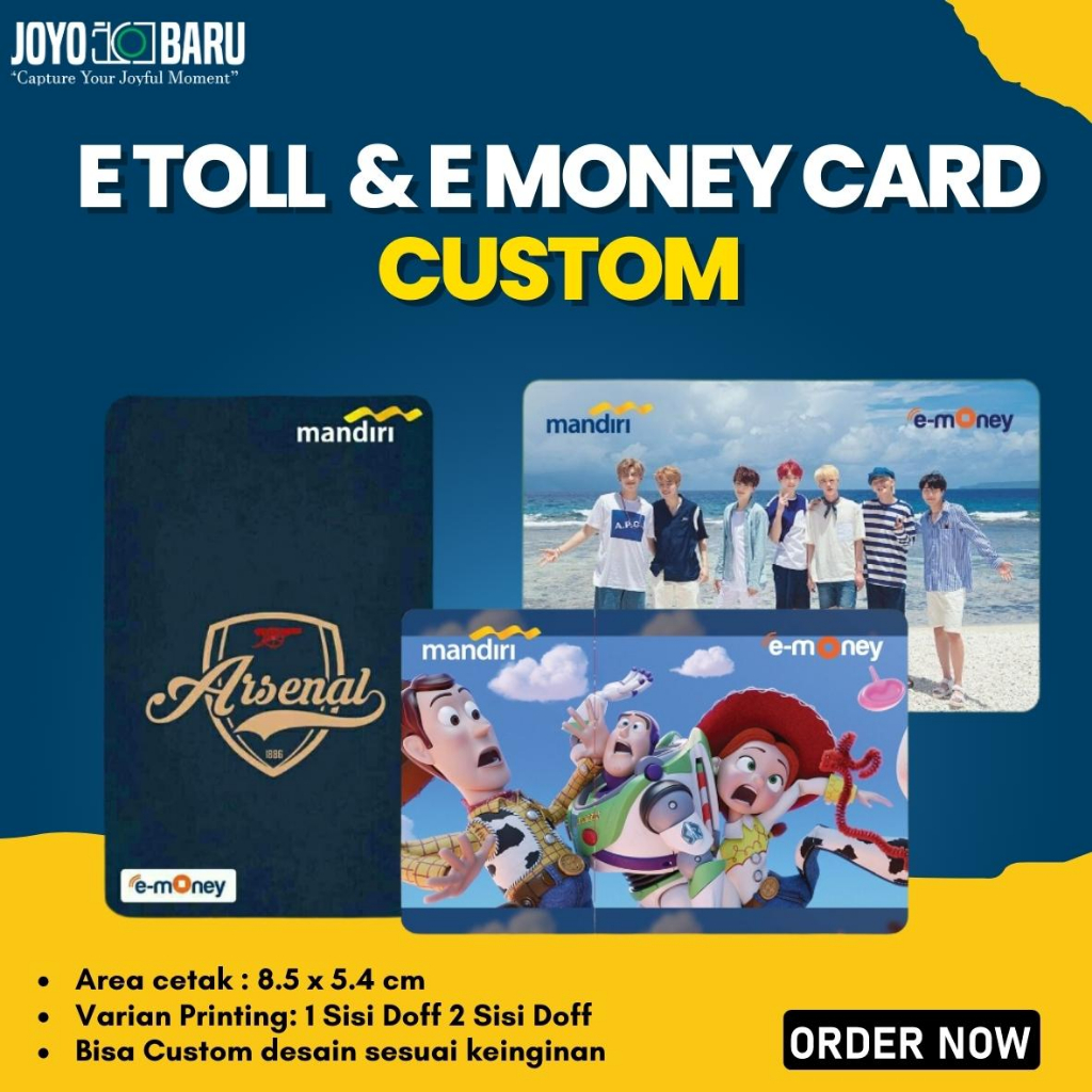 Jual Cetak KARTU E TOll / E Money Custom | Shopee Indonesia