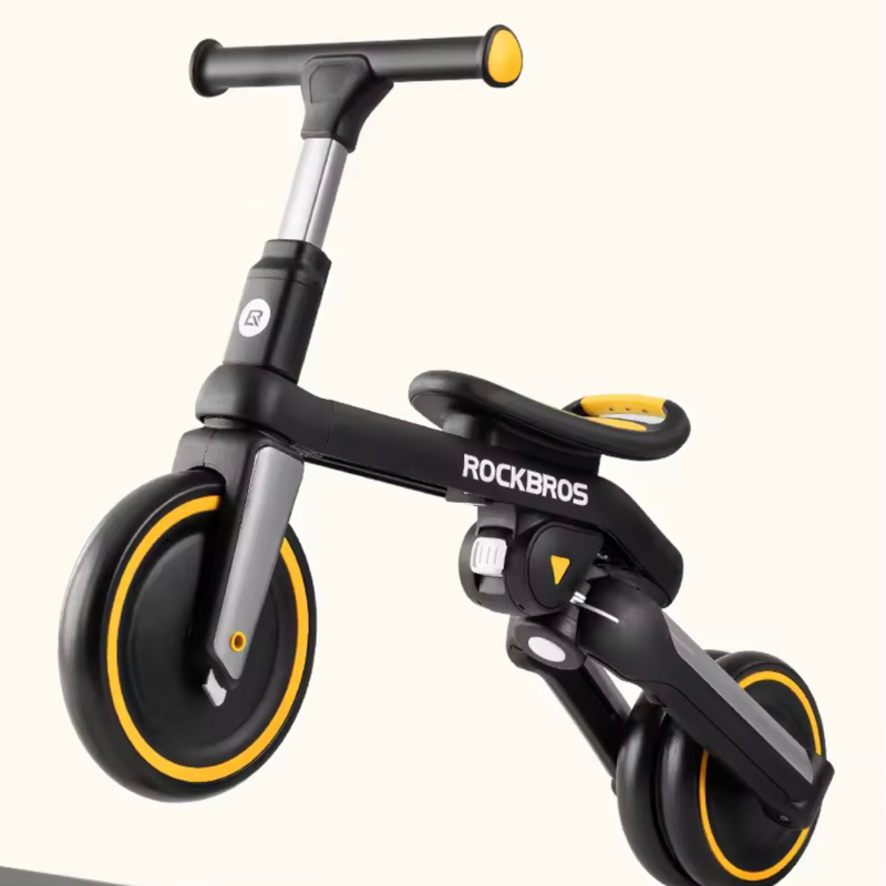 Jual ROCKBROS Sepeda Anak Push Tricycle Kuning Foldable Balance Bike ...