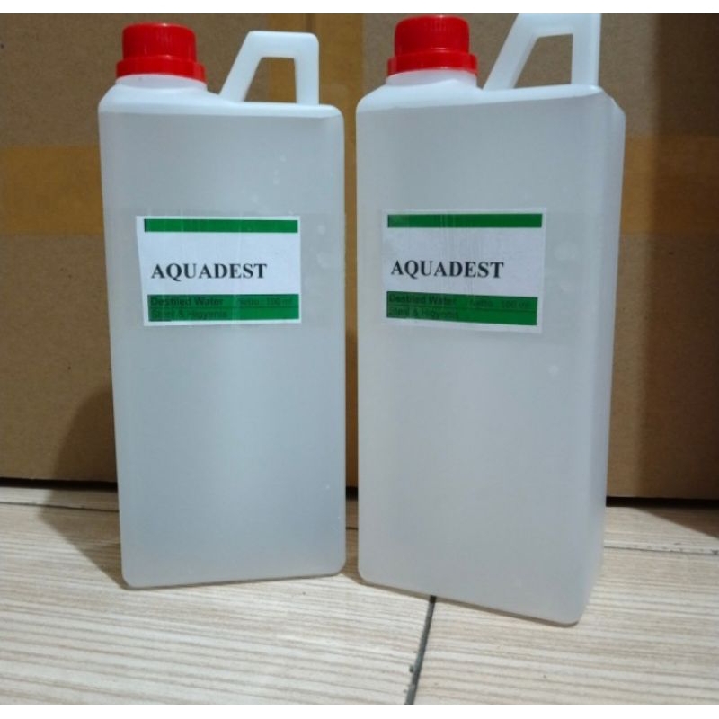 Jual AQUADEST 1 Liter // Air Suling , Laboratorium | Shopee Indonesia