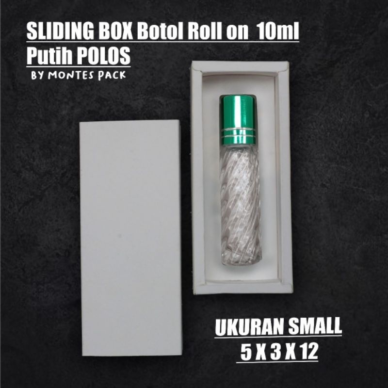 Jual MINI SLIDE BOX for Rol on 10ml / Sliding box small / Box rollon ...