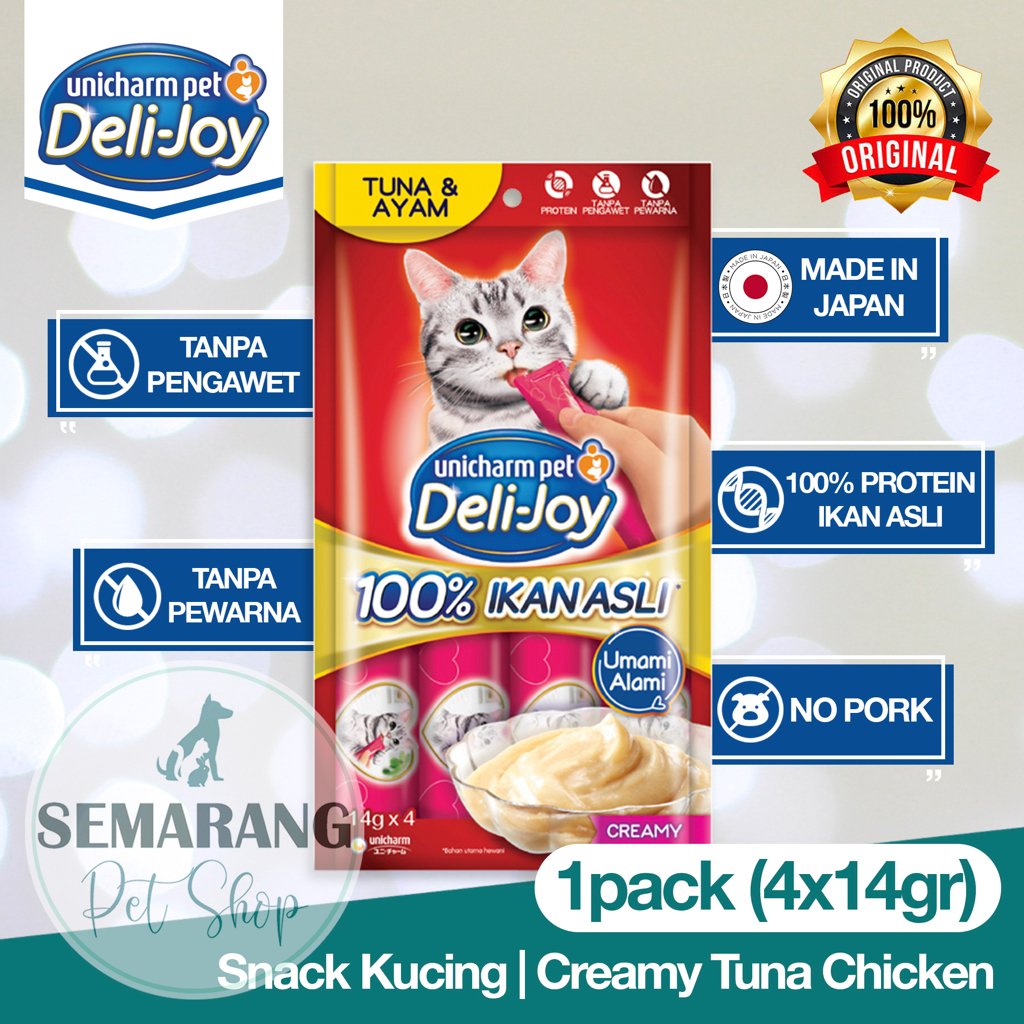 Jual DELI-JOY Creamy Tuna Ayam 56gr | PROMO BBD 16.11.24 | DeliJoy ...