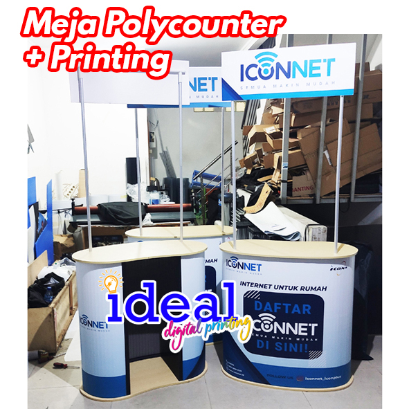 Jual Meja Polycounter meja pameran portable bongkar pasang meja ...