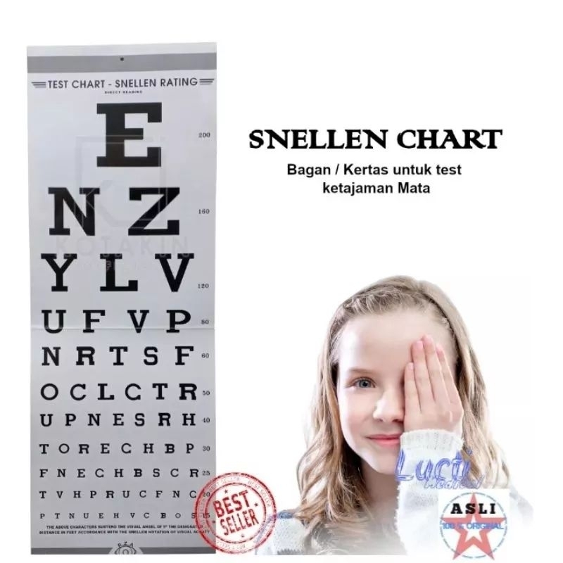 Jual Buku isihara 14 plast buku tes mata tes mata snellen chart kertas ...