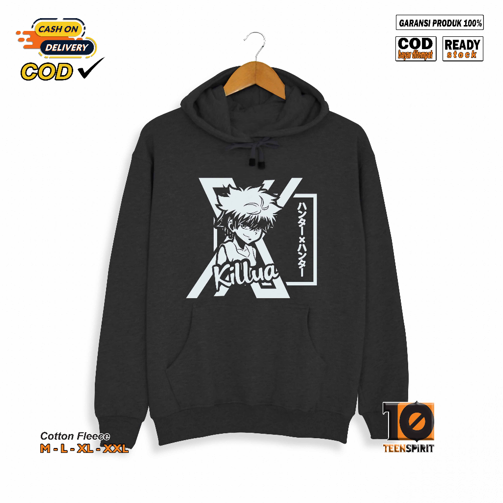 Jual HOODIE KILLUA ZOLDYCK HUNTER X HUNTER ASSASSIN MANGA SWEATER ANIME ...