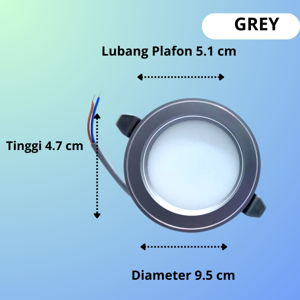 Jual Lampu Downlight 3 CAHAYA dalam 1 LAMPU LED 5W 6W 10W Bergaransi ...