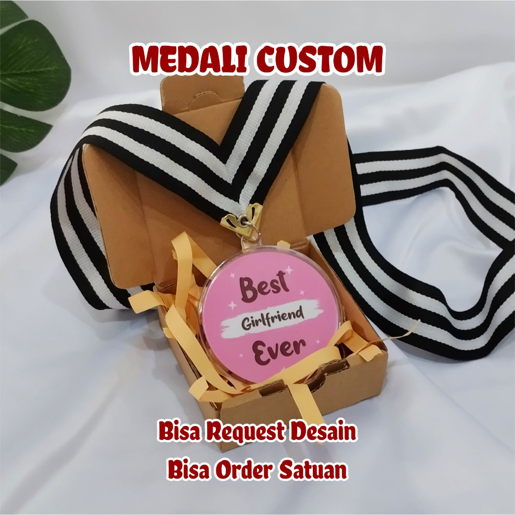 Jual Medali Custom Satuan / Mendali Akrilik Wisuda / Medali Best ...