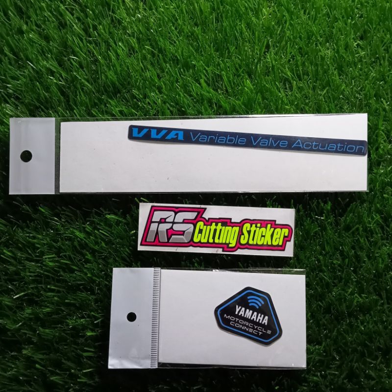 Jual STICKER VVA VARIABLE VALVE ACTUATION DAN YAMAHA MOTORCYLE CONNECT ...