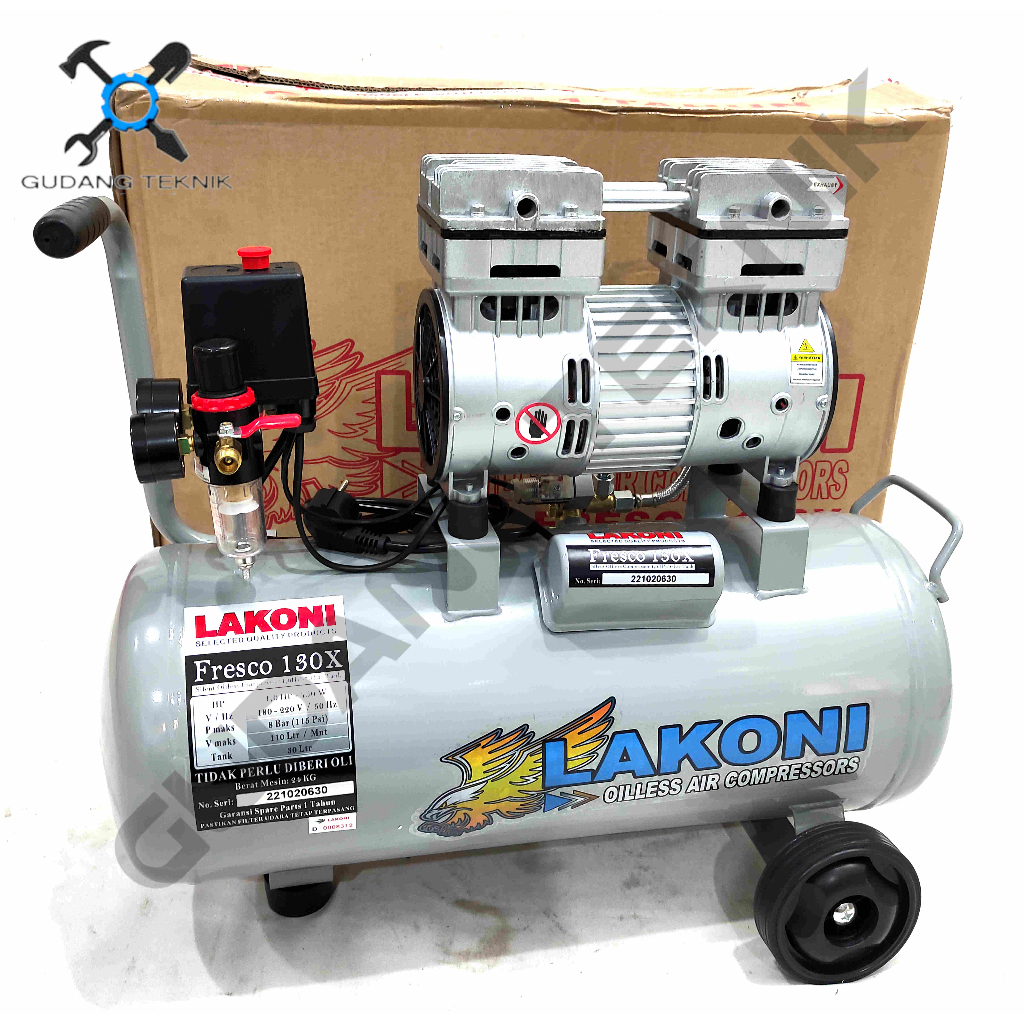 Jual Kompresor Lakoni Fresco 130X - Oiless Air Compressors Lakoni ...