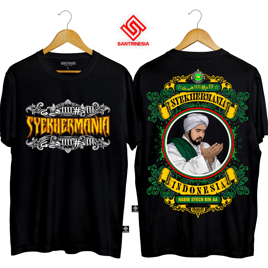 Jual Santrinesia Kaos Syekhermania Indonesia Syekher Mania Habib Syech ...