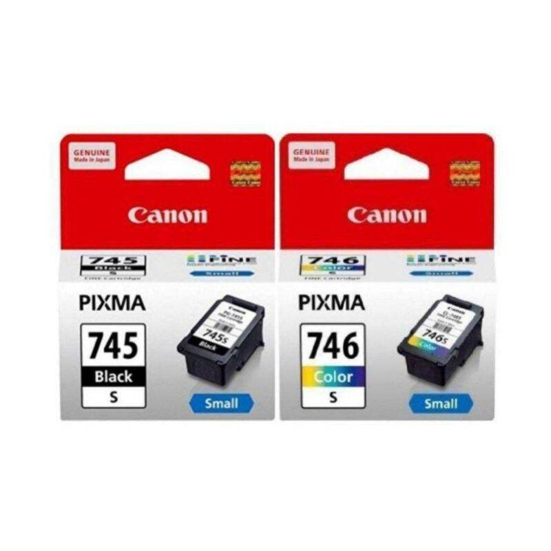 Jual CARTRIDGE Canon 745 Black & 746 Color SMALL Original | Shopee ...