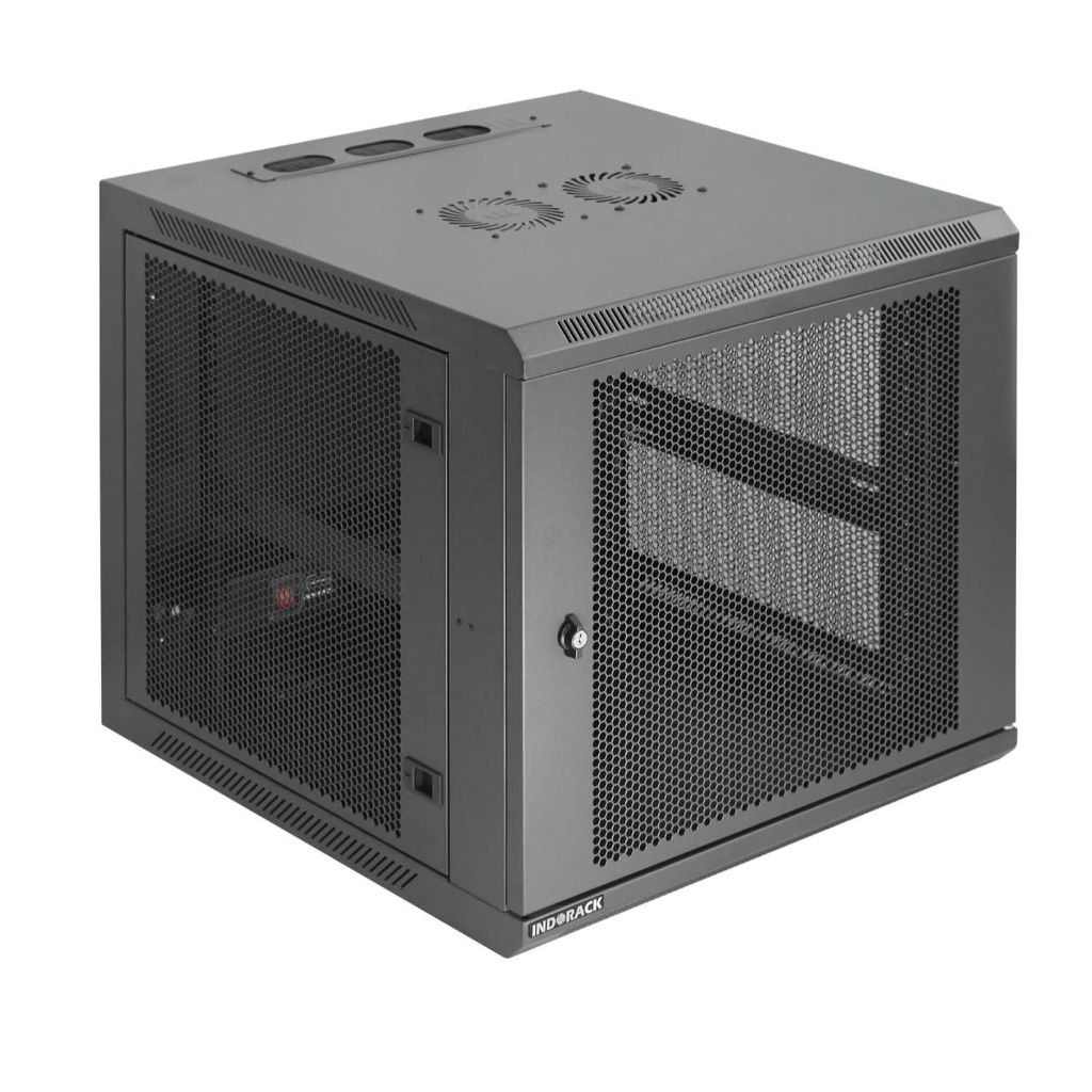 Jual RACK SERVER INDORACK WALLMOUNT WIP6010S 10U DEPTH 600MM SINGLE WITH PERFORATED DOOR ...