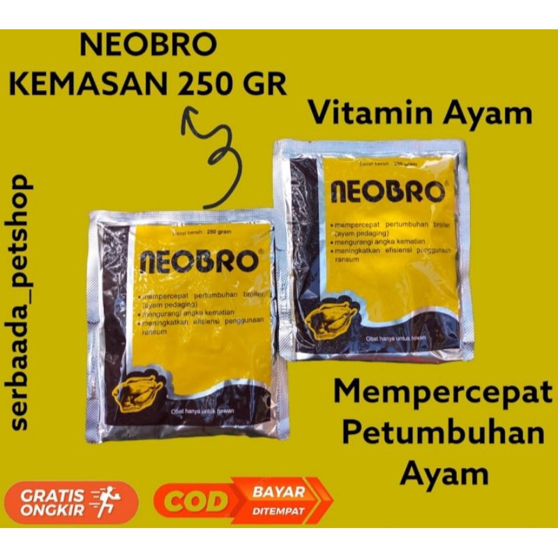 Jual Neobro 250 Gram /Vitamin Ayam dan Itik Pedaging | Shopee Indonesia