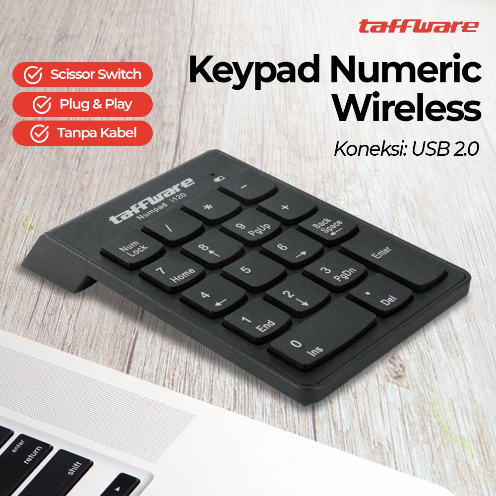 Jual Keyboard Numeric Numpad Angka Keypad Numeric Keyboard Wireless 2 ...