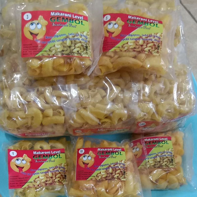 Jual MAKARONI LEVEL GEMBOL / 1 PACK @24 PCS/LEBIH MURAH UKURAN 20gr ...