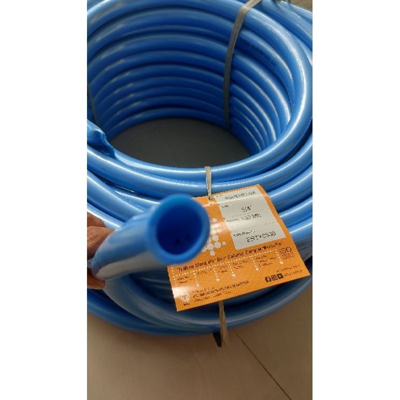 Jual SELANG AIR ELASTIS TEBAL 3,5MM TRILLIUN SUPERFLEX 3/4 INCH ECERAN PER METER | Shopee Indonesia