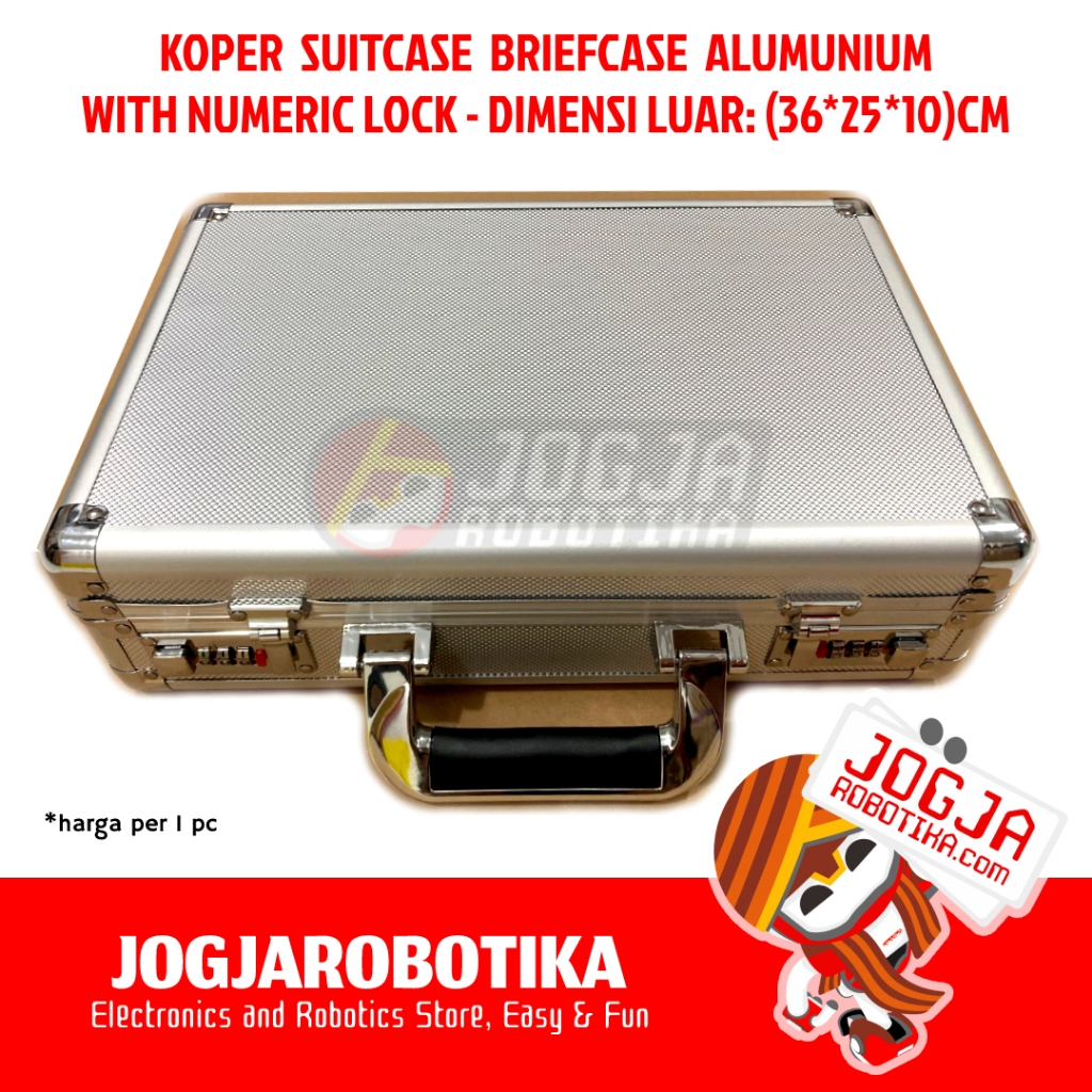 Jual KOPER SUITCASE BRIEFCASE MDF LAPIS ALUMUNIUM WITH NUMERIC LOCK ...