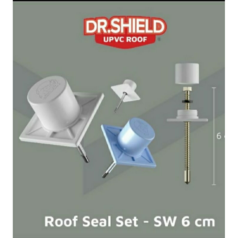 Jual Roof Seal atap UPVC Dr Shield SW 6 cm 40 pcs/Dr Shield aksesoris ...