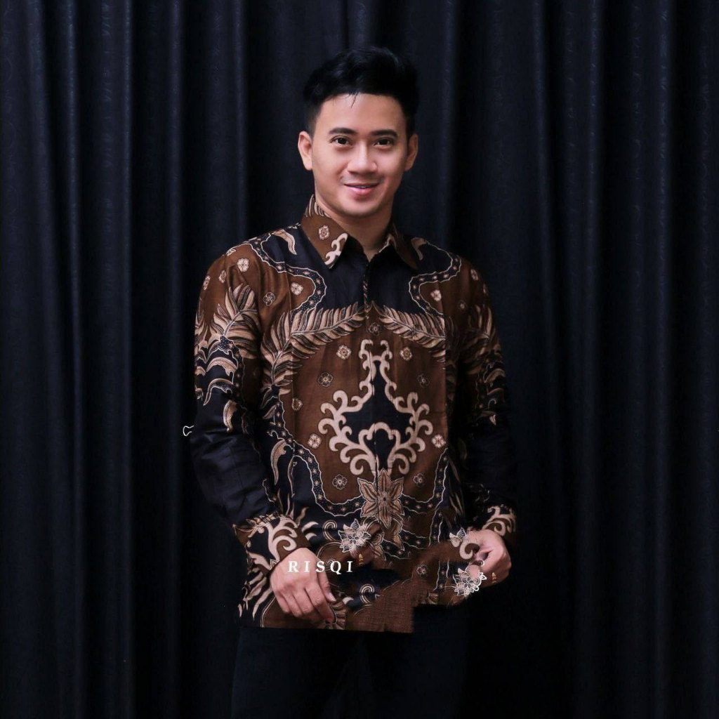Jual Nazilla Batik - Seragam Kemeja Batik Pria Lengan Panjang Kondangan ...