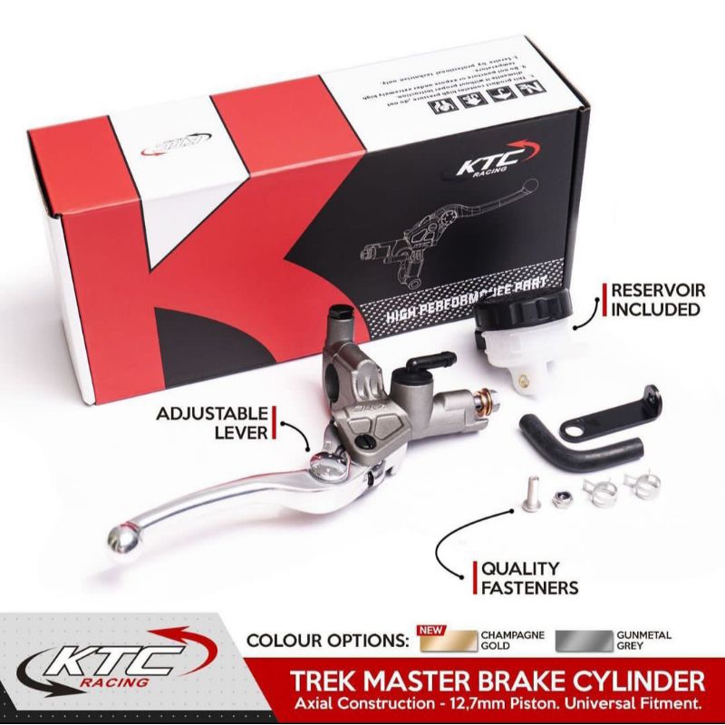 Jual Master rem Ktc Racing Radial Tabung pisah Trek Axial Rx king Ninja Vario 125 150 Beat ...