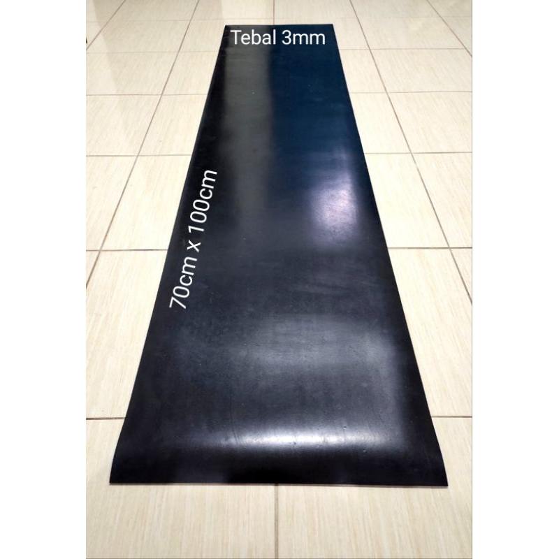 Jual Karet Hitam Tebal 3mm x 70cm x 100cm | Shopee Indonesia