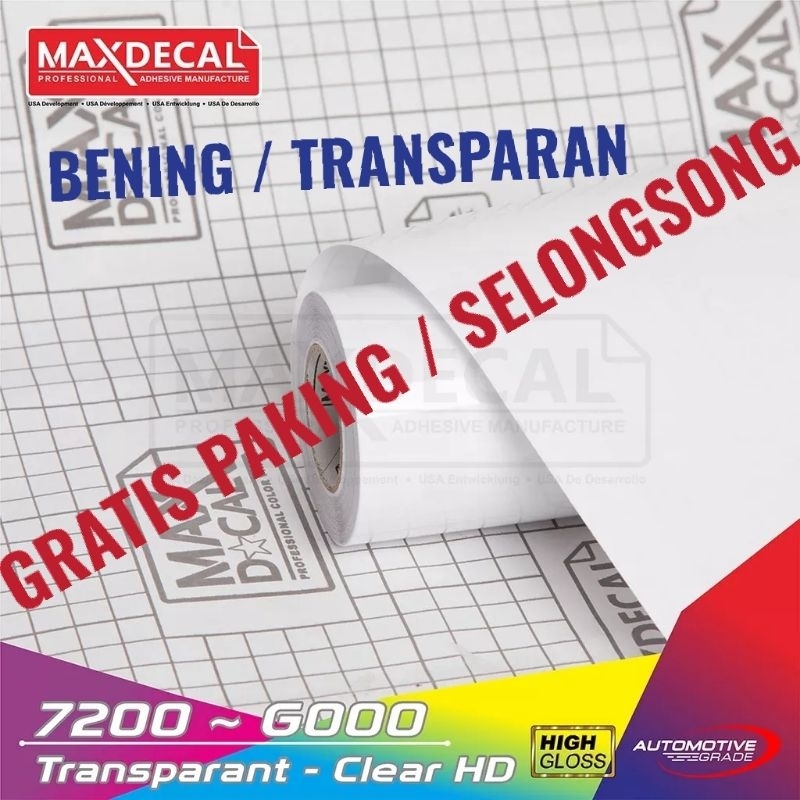 Jual stiker sticker skotlet scotlet TRANSPARAN CLEAR / BENING mobil ...