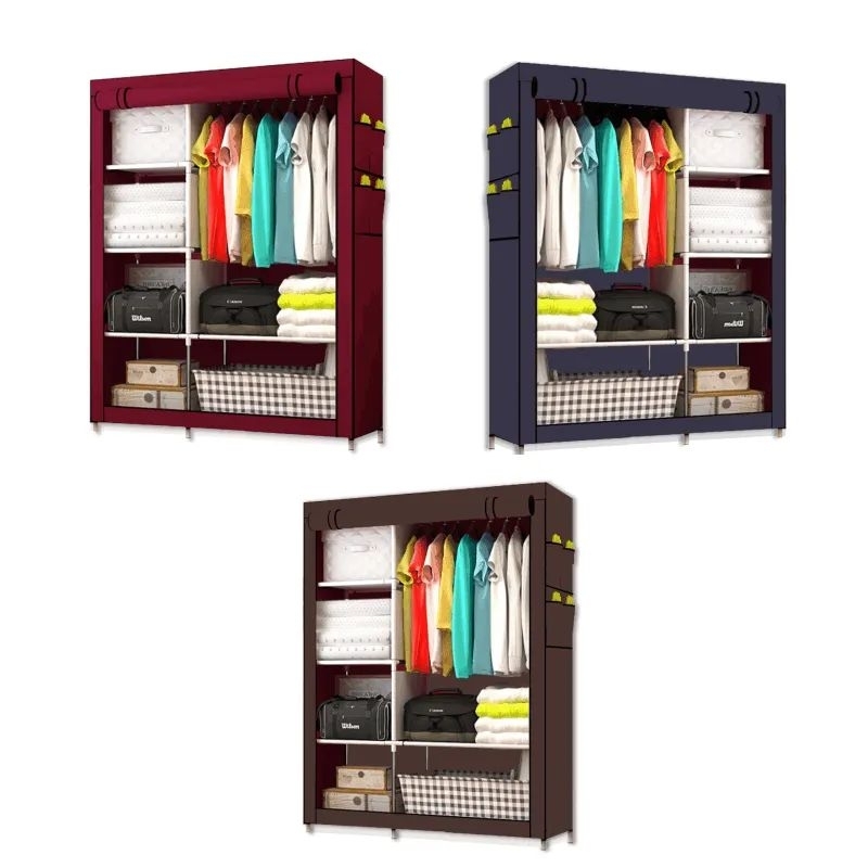 Jual Lemari Portable Kain Lemari Multifungsi 105NT Lemari Kain HOME ...