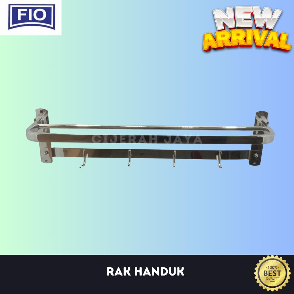 Jual RAK HANDUK LIPAT STAINLESS HITAM /GANTUNGAN BAJU HANDUK BLACK ...