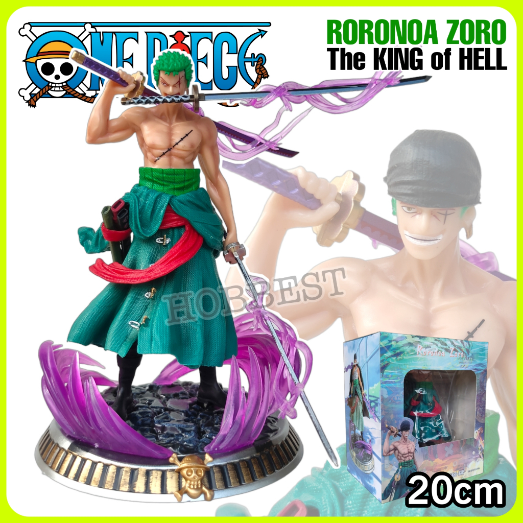Jual Action Figure ONE PIECE : RORONOA ZORO The King of Hell - Miniatur ...