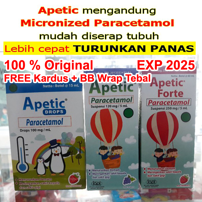 Jual APETIC DROP 60 ML / SIRUP 120 ML / FORTE SIRUP 120 ML mengandung ...