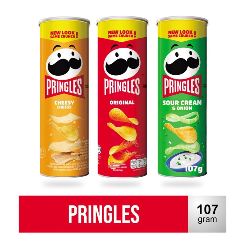 Jual Pringles Potato Crisps 102 gram | Shopee Indonesia