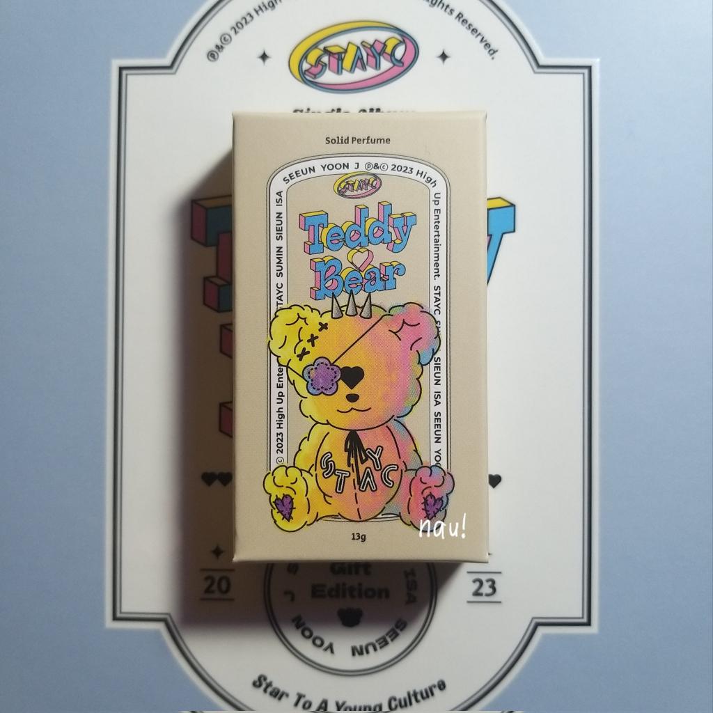 Jual limited perfume gift edition teddy bear album stayc | Shopee Indonesia