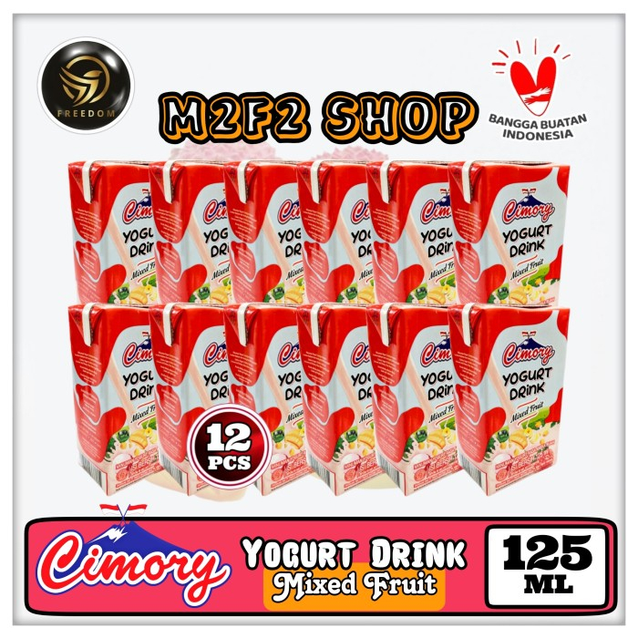Jual Yogurt Cimory Drink Kotak UHT MIxed Fruit | Aneka Buah - 125 ml (Kemasan 12 Pcs) | Shopee ...
