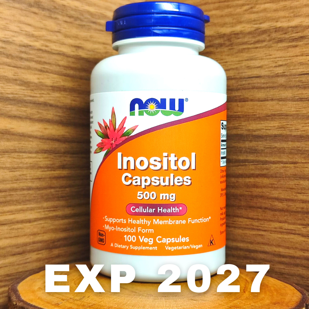 Jual Now Foods Inositol 500 mg PCOS Membrane Function isi 100 Veg ...