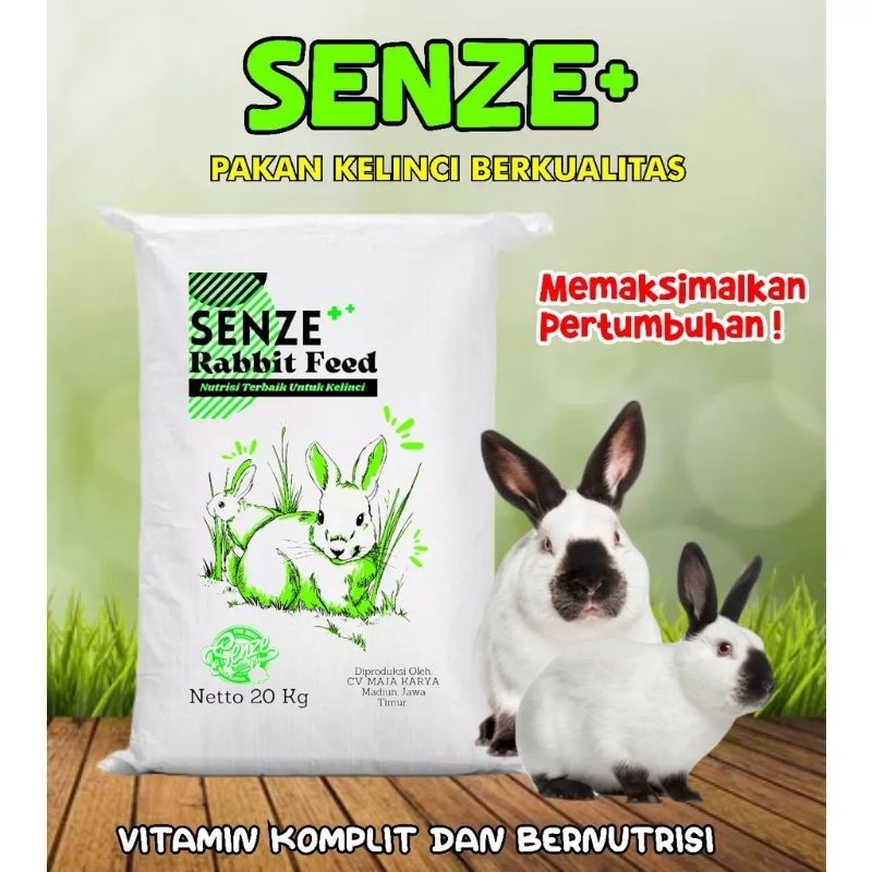Jual Senze Rabbit Food 20 Kg (1 Karung) - Pakan Kelinci Komplit ...