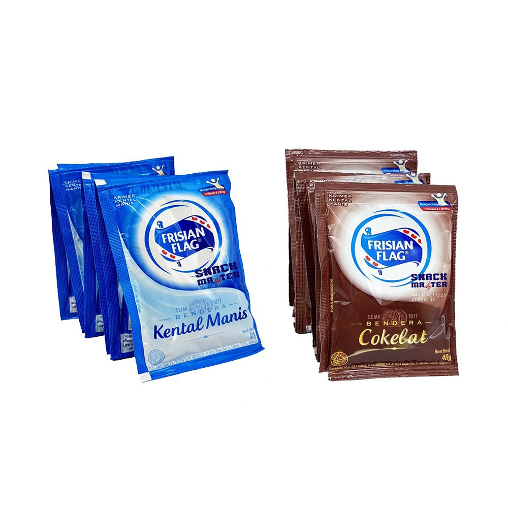 Jual SUSU BENDERA SACHET FRISIAN FLAG RENCENG ISI 6 PCS COKLAT PUTIH ...