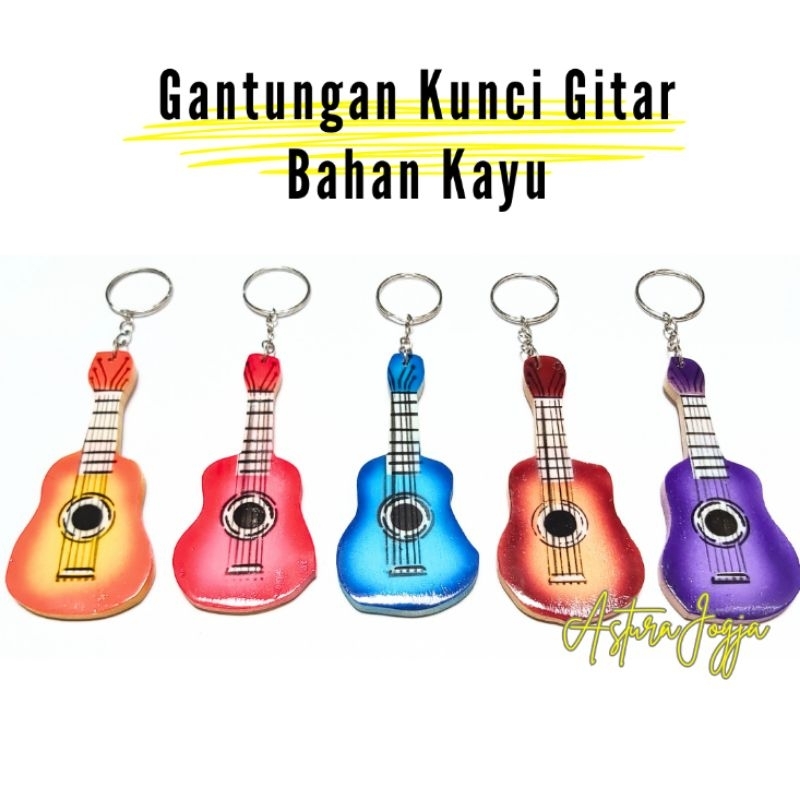 Jual Gantungan Kunci Gitar Miniatur Souvenir Oleh Oleh Malioboro Jogja ...
