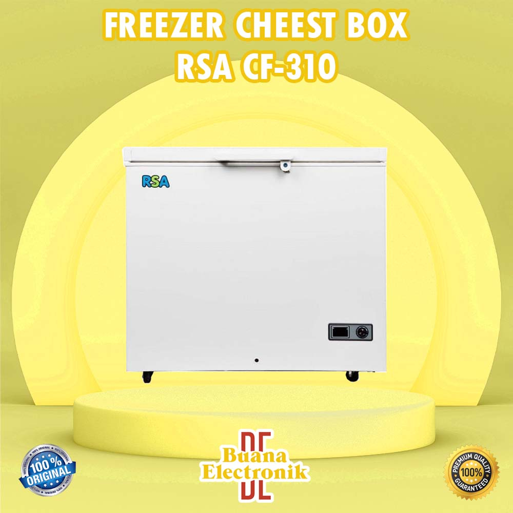 Jual FREEZER CHEEST BOX RSA CF 310 LEMARI PEMBEKU DARI GEA KAPASITAS ...