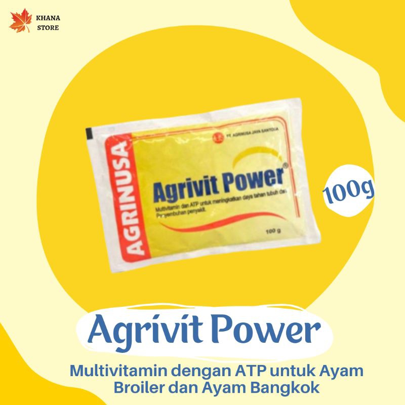 Jual AGRIVIT Power - Multivitamin dengan ATP untuk Ayam Broiler, ayam ...